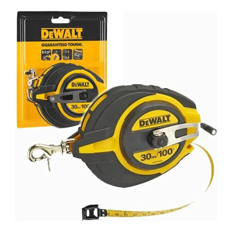 Dewalt DWHT0‐34144‐30 Steel Long Tape Measure 30M – vertexpowertools