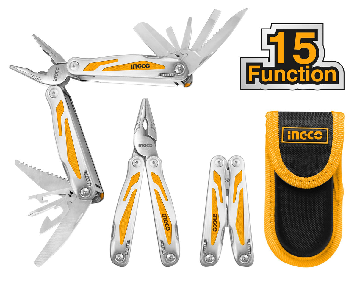 Ingco HFMFT0115 Foldable Multi Function Tool (Multi Tool) [15 function – vertexpowertools