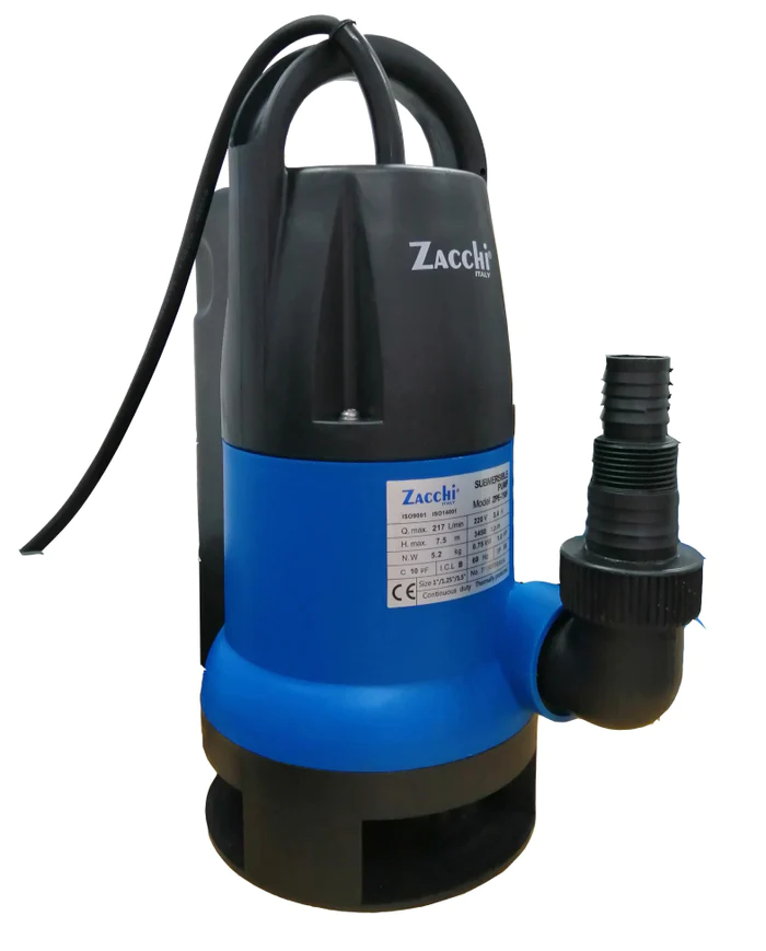 Zacchi Micro Submersible Pump (Dirty Water) – vertexpowertools