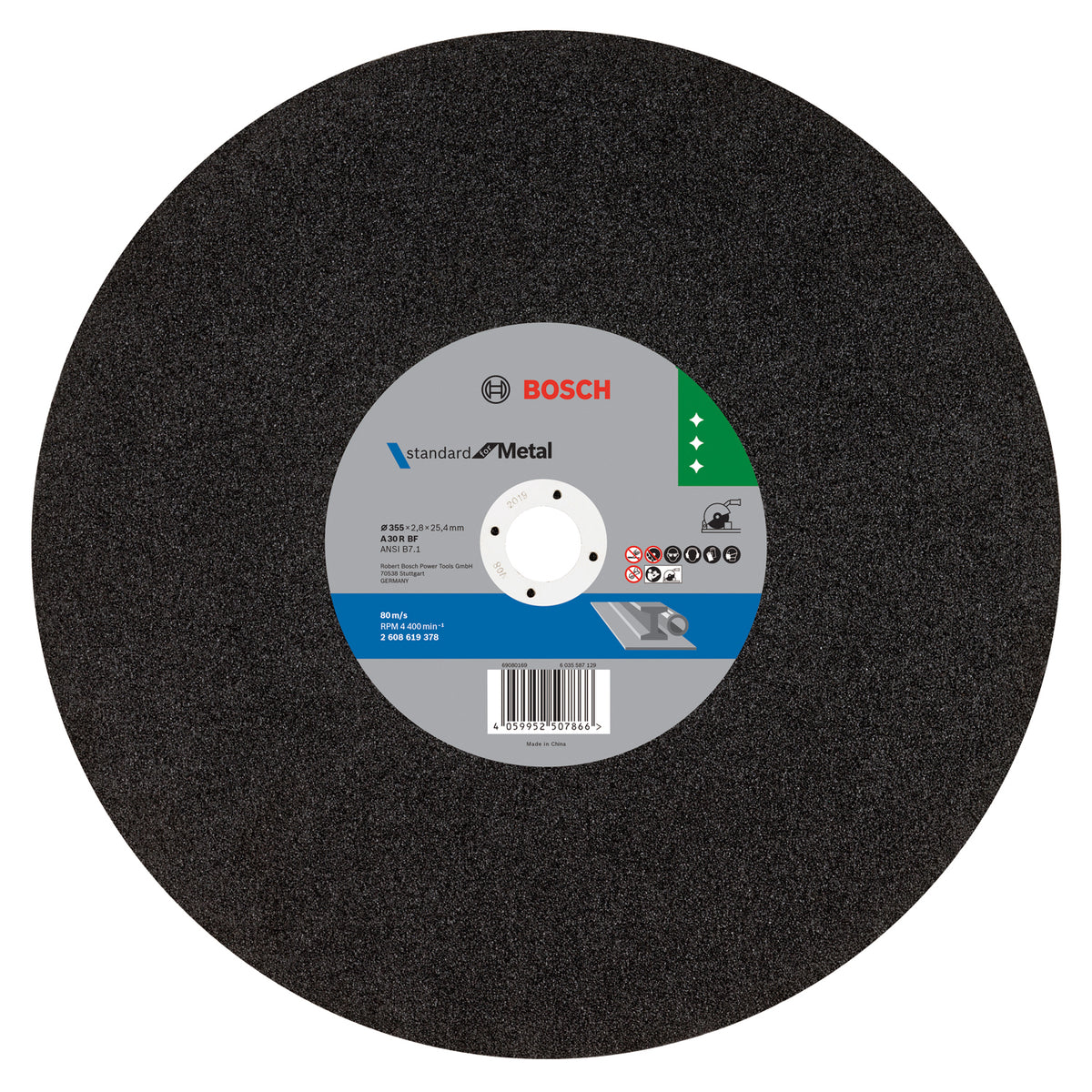 Coarse Cutting Wheel Bosch Hard Metal Cutting Disc 4.53 Inch - Coarse ...