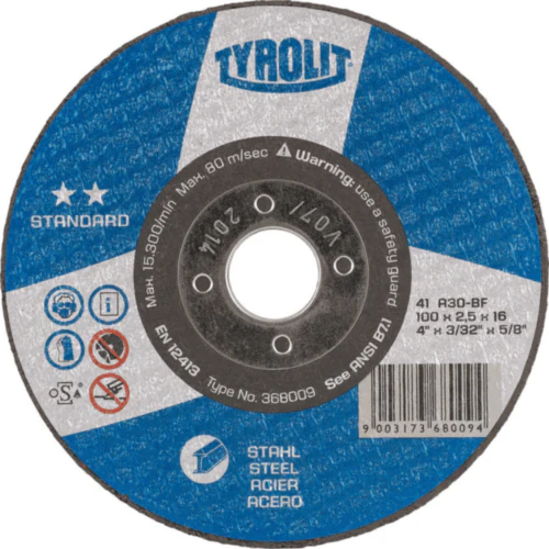 Tyrolit Straight Cut Off Wheel [Standard] – vertexpowertools