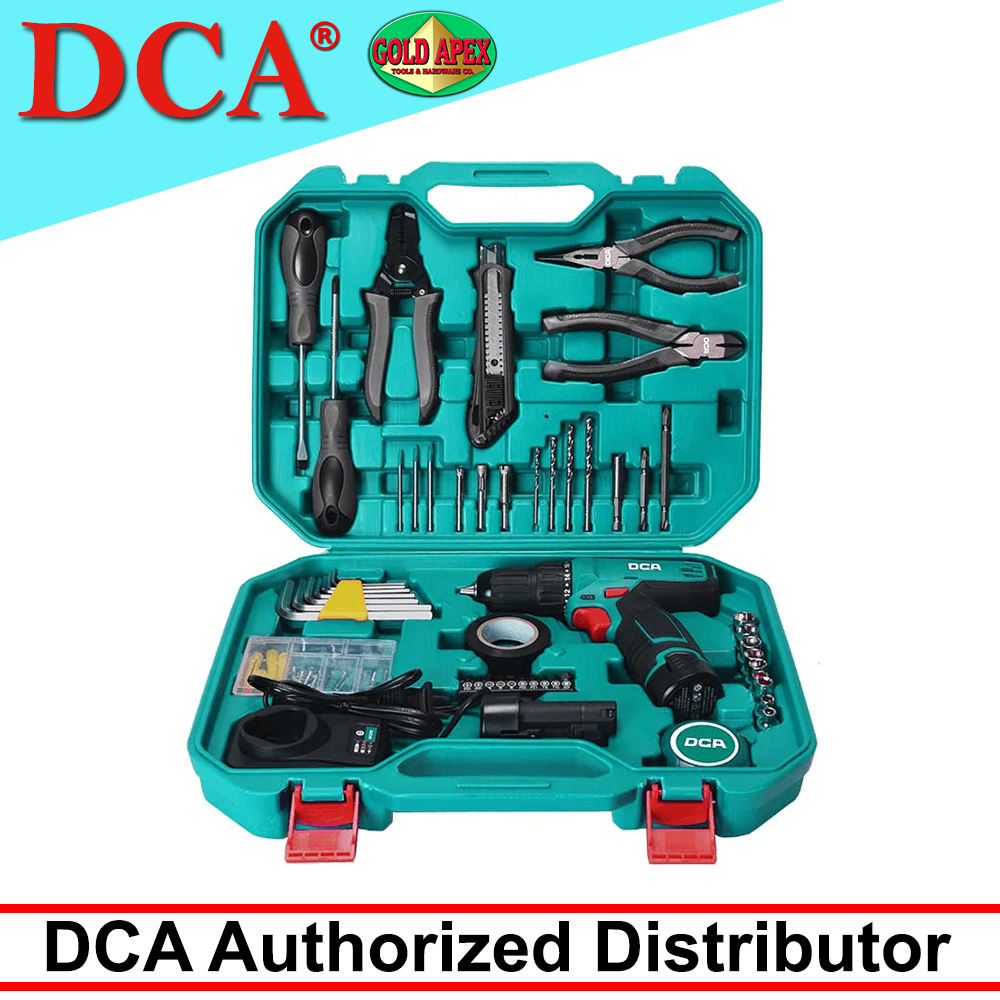 DCA ADJZ1202-TS 12V Cordless Drill / Driver 10mm [Kit] – vertexpowertools