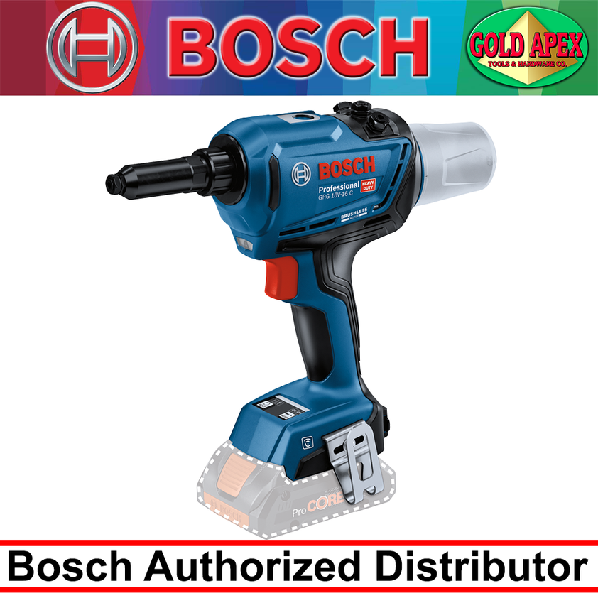 Bosch GRG 18V-16 C 18V Cordless Brushless Rivet Gun (Bare Tool ...