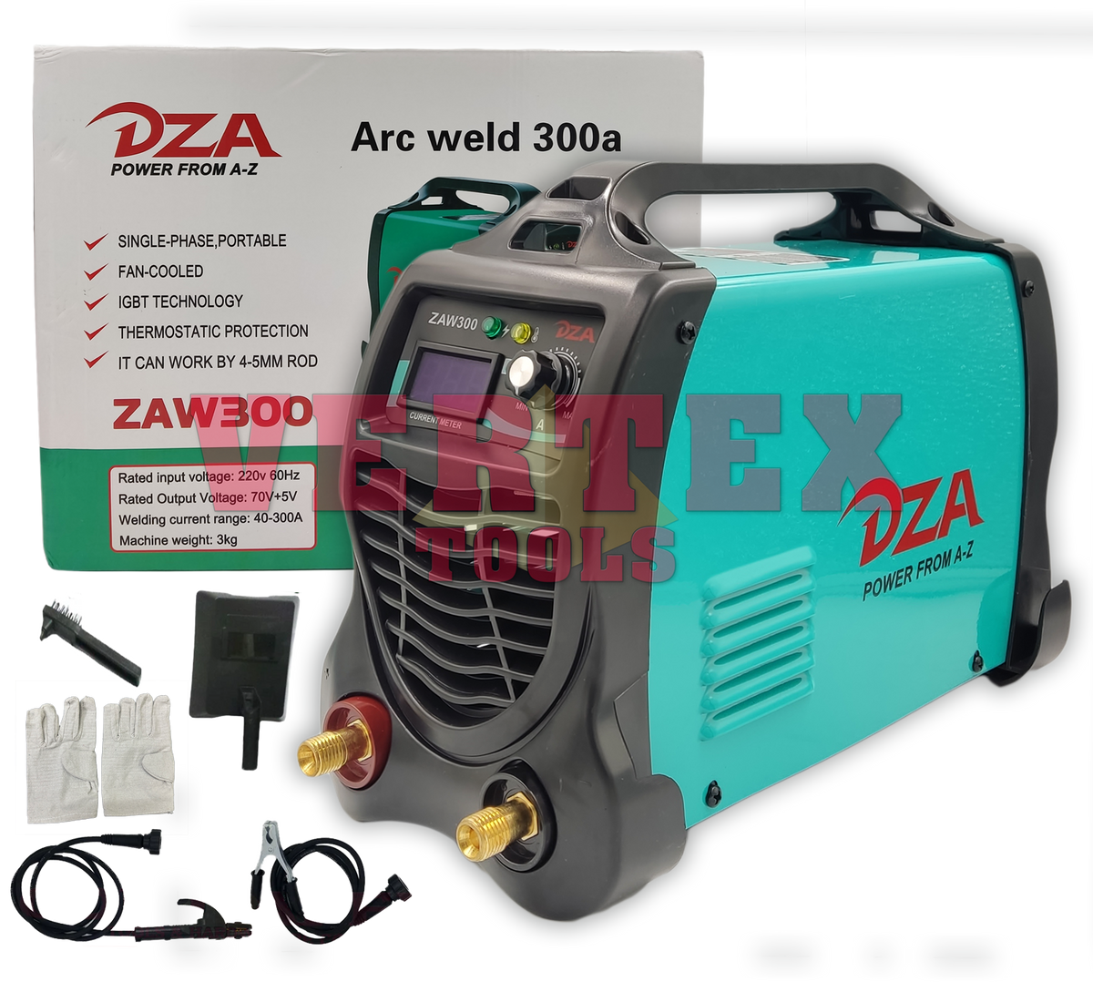 DZA ZAW-300 Digital DC Inverter ARC Welding Machine 300 Amps ...