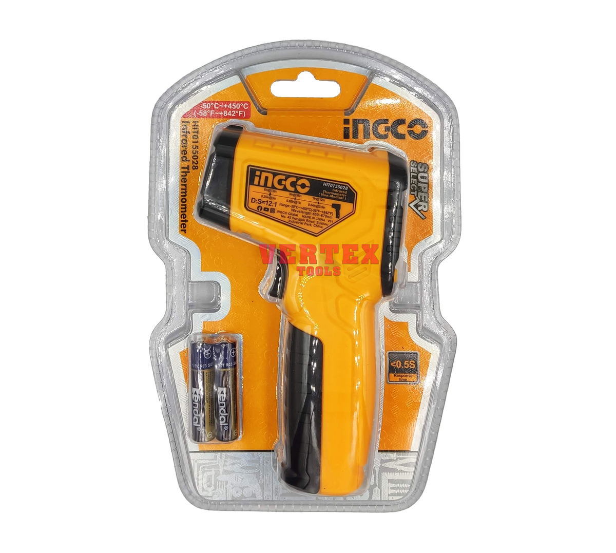 Ingco HIT0155028 Infrared Thermometer / Thermal Scanner (SS ...