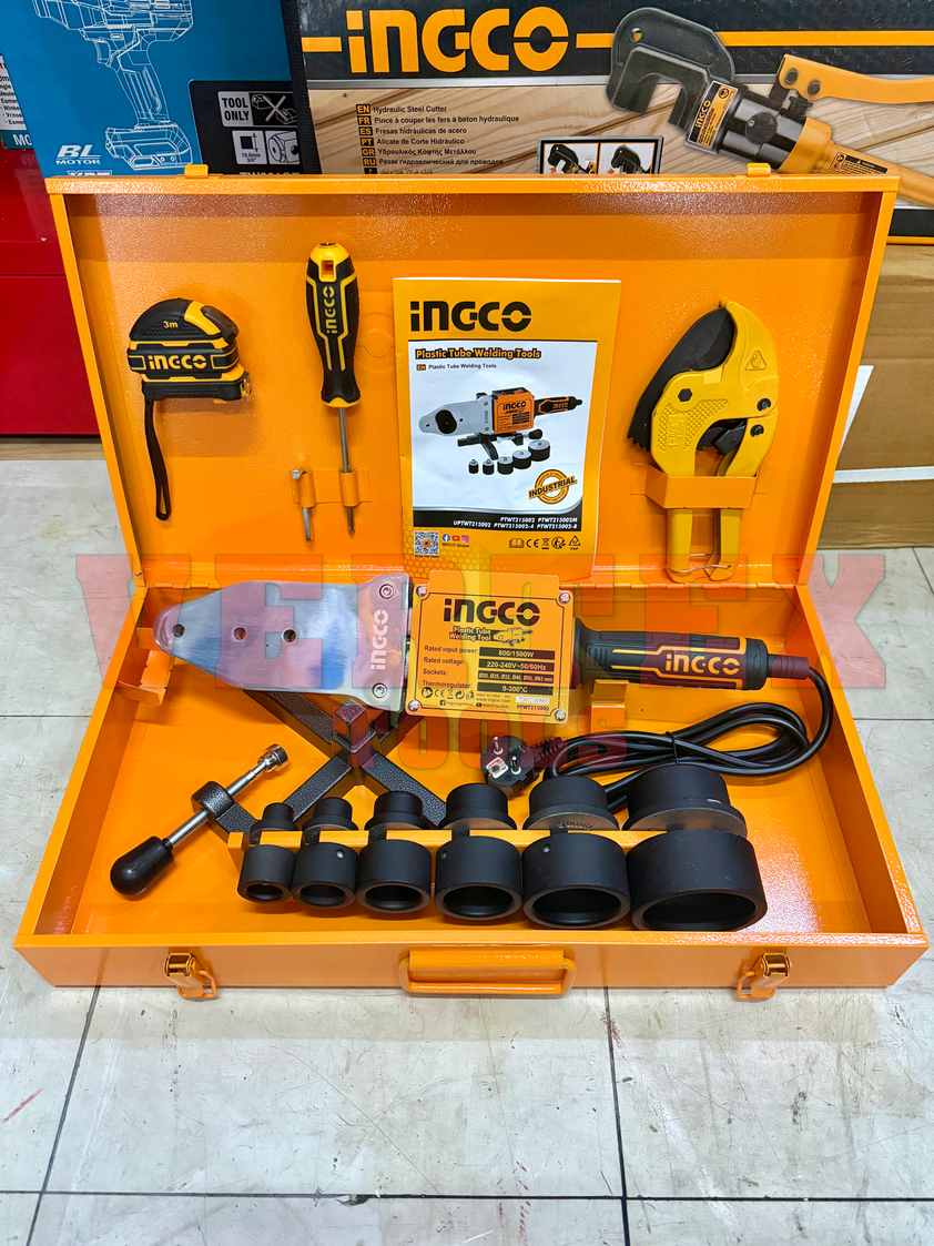Ingco PTWT215002 Plastic Tube Welding Tool / PPR Fusion Welding Machin ...
