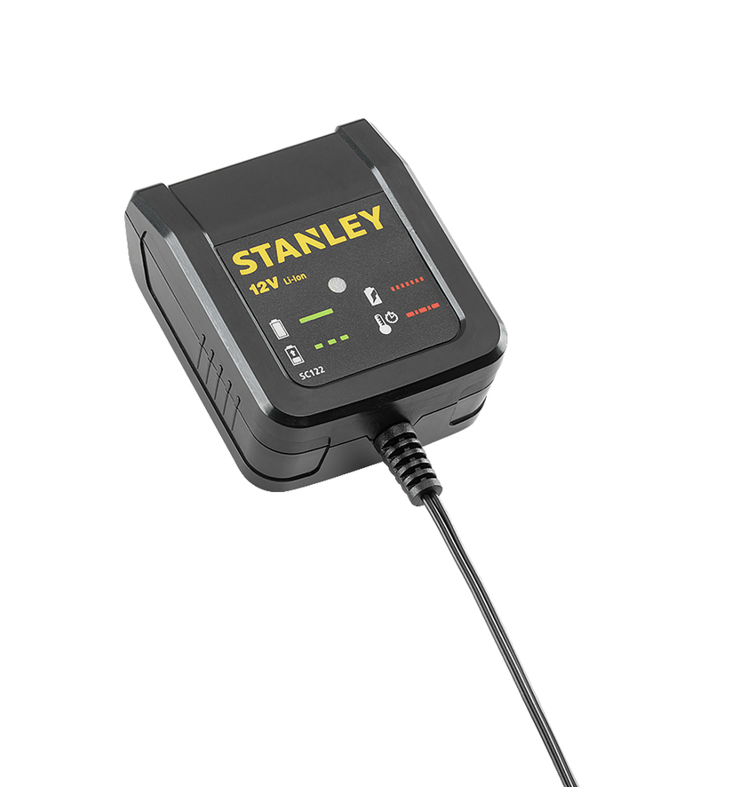 Stanley SC122 12V Cup Type Battery Charger 1.25A – vertexpowertools