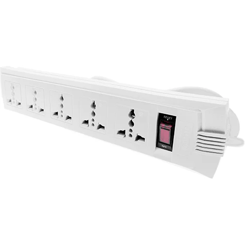 Omni WEU-105-PK Universal Outlet Extension Cord 5-Gang with Switch ...