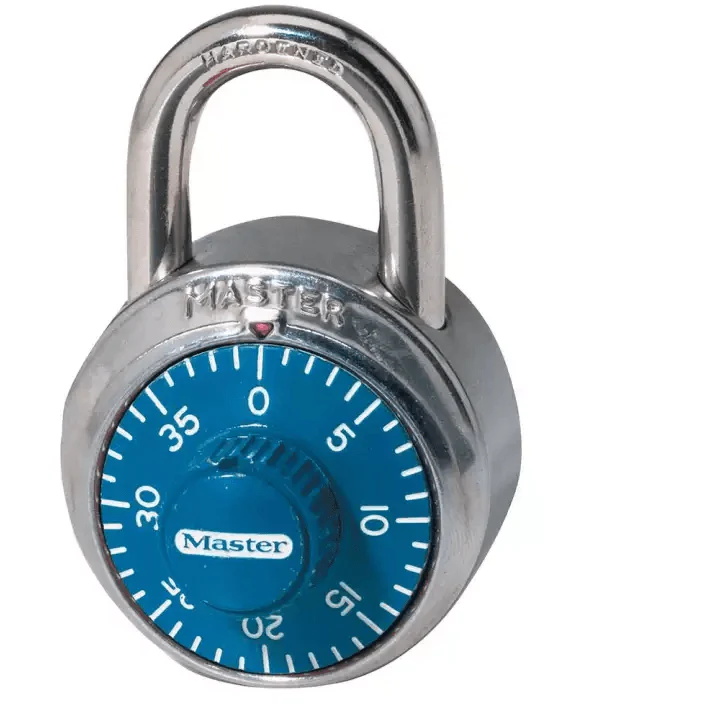 MasterLock 1506D Combination Padlock (Blue) – vertexpowertools