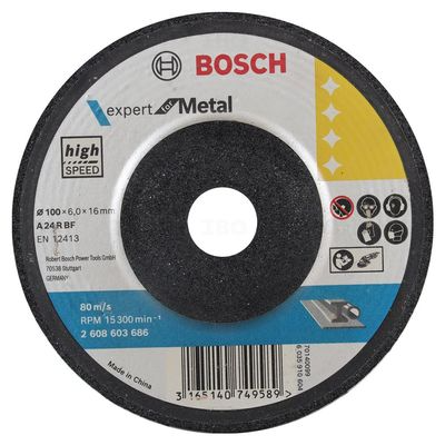 Bosch 2608603686 Grinding Disc 4" Expert for Metal – vertexpowertools