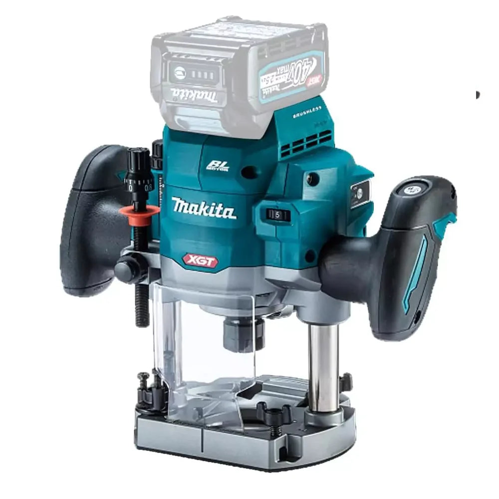 Makita RP001GZ Cordless Brushless Plunge Router 40V 1/2" (XGT/AWS) [Ba ...