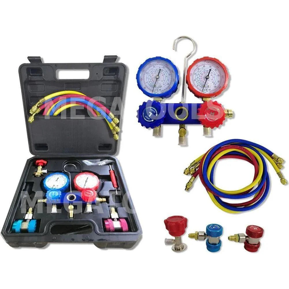 Megatools R134 Manifold Gauge Set Tester – vertexpowertools