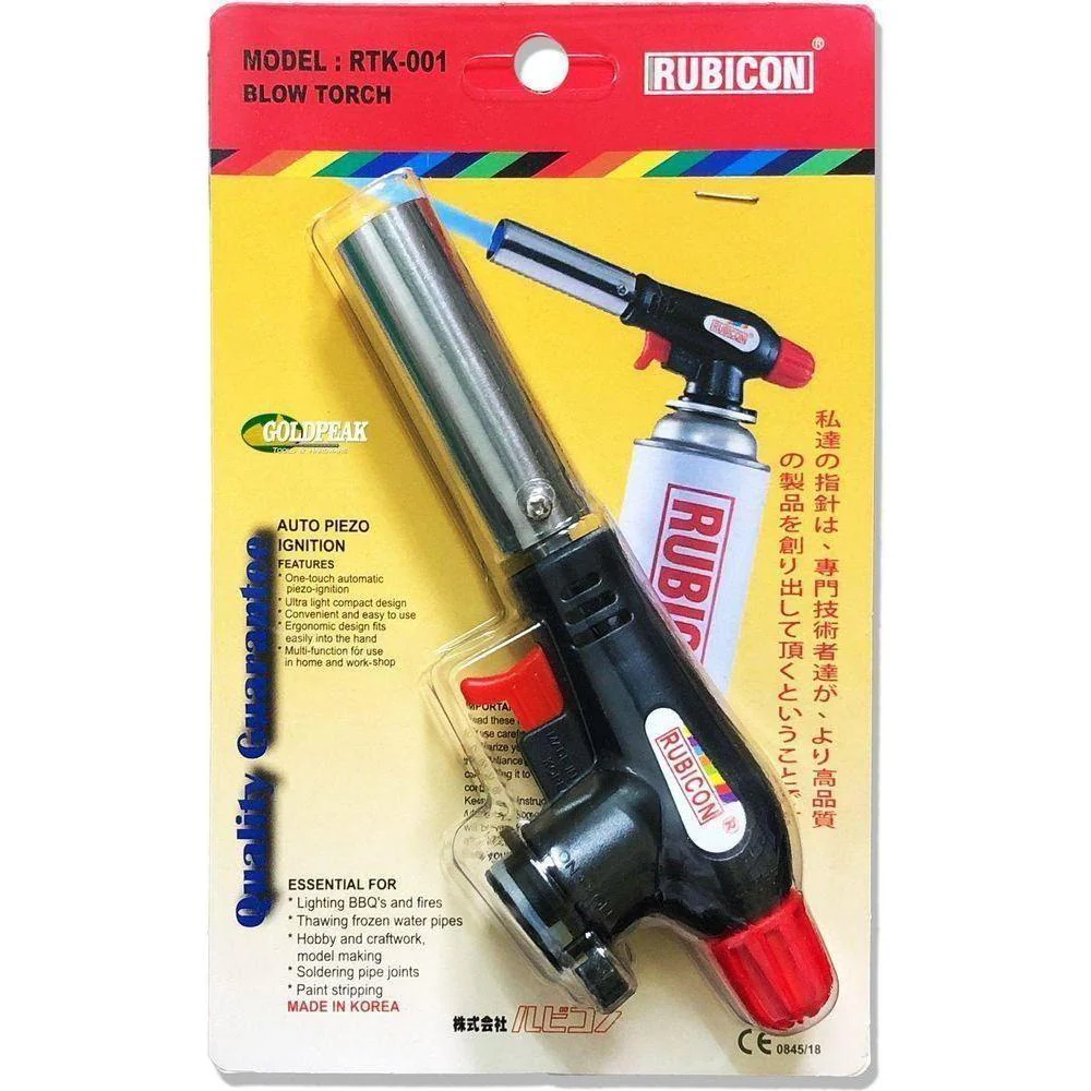 Rubicon RTK-001 Butane Blow Torch – vertexpowertools