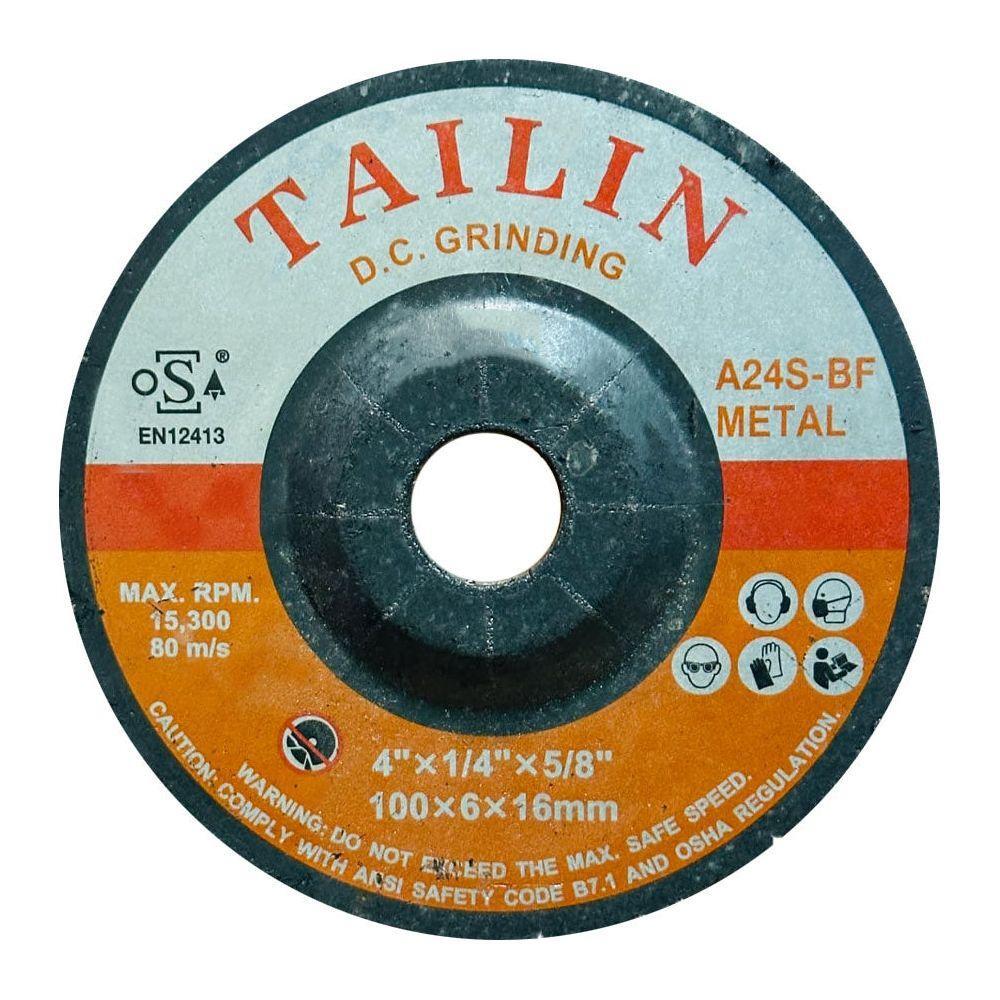 Tailin A24S-BF Grinding Disc for Metal 4" – vertexpowertools