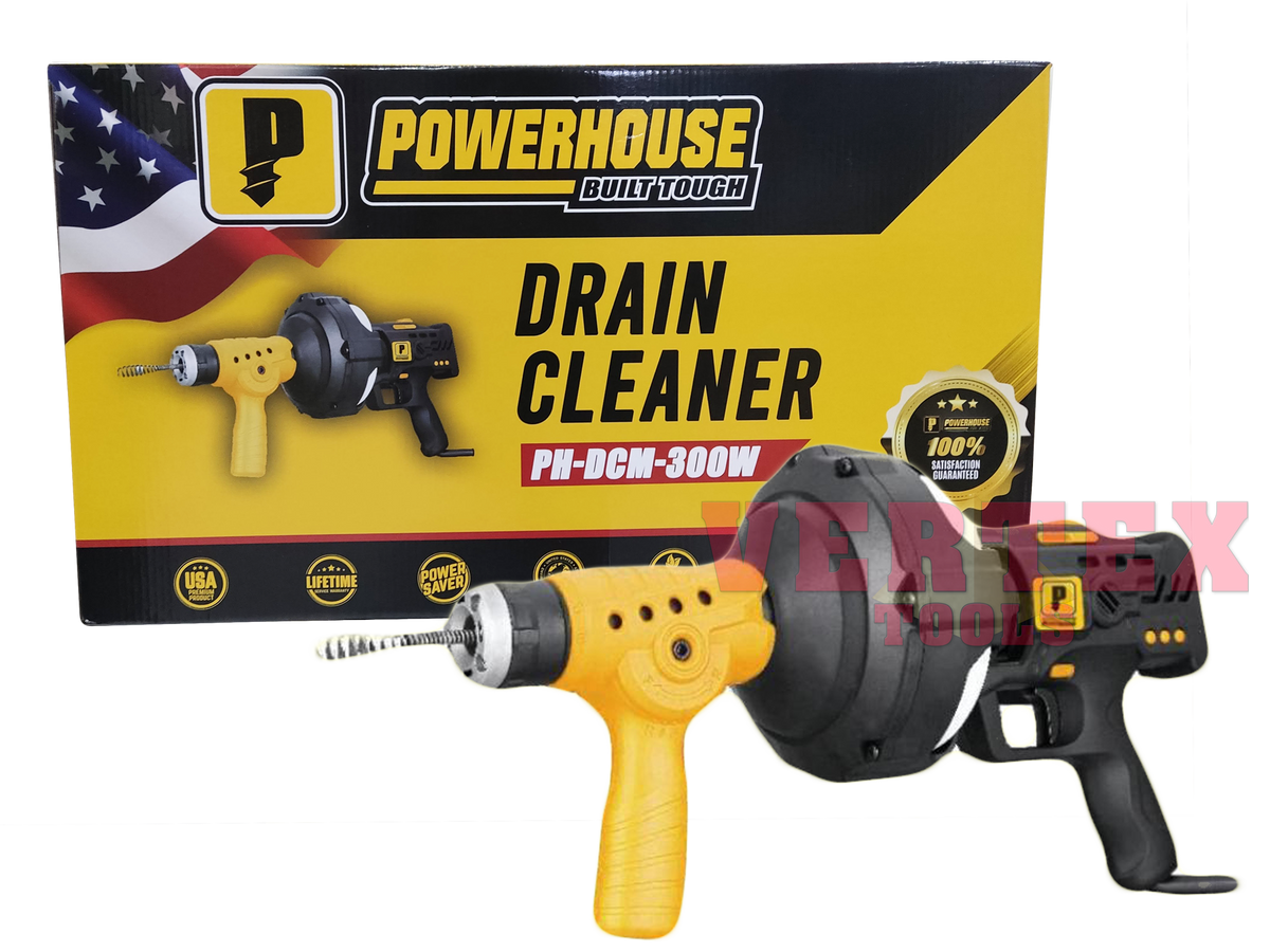 Powerhouse PH-DCM-300W Drain Cleaner – vertexpowertools