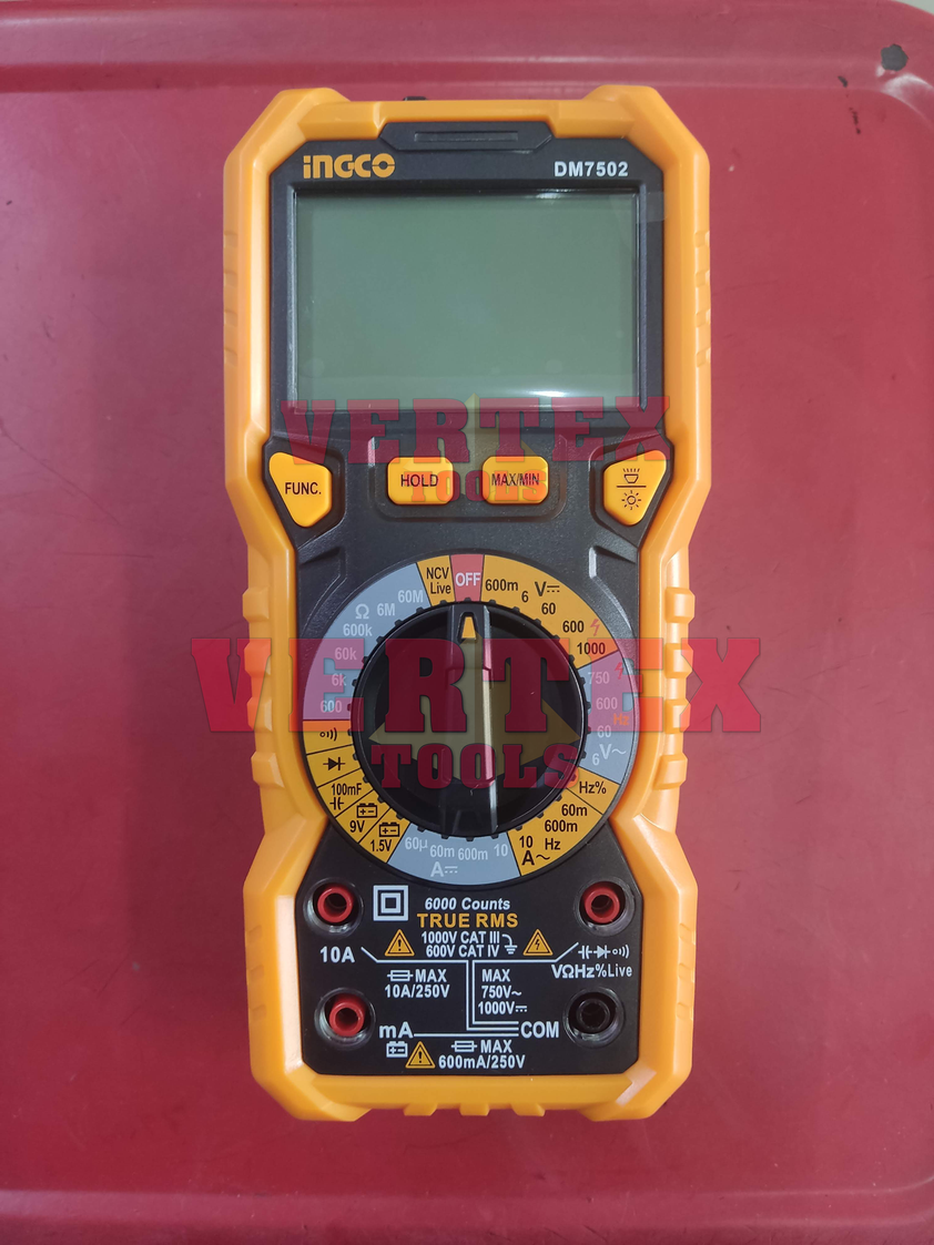 Ingco DM7502 Digital Multi Meter / Tester – vertexpowertools