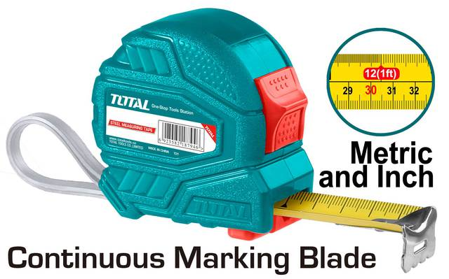 Total Steel Tape Measure – vertexpowertools