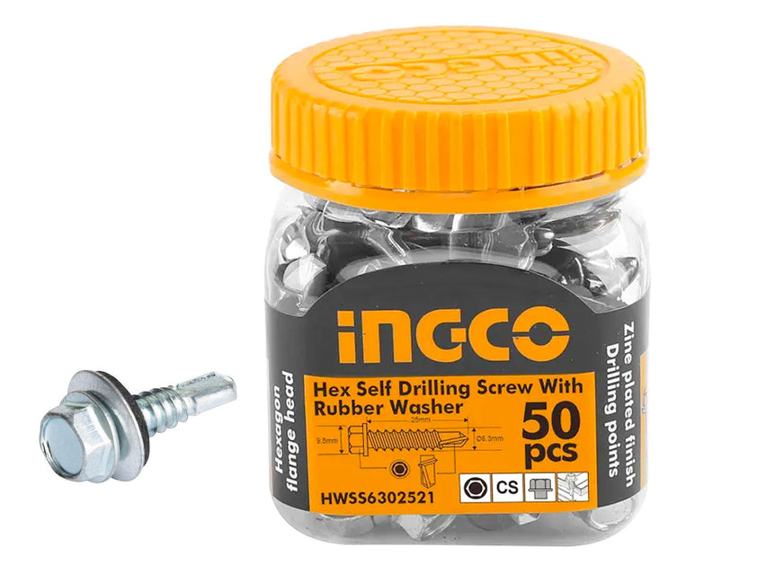 Ingco Self Drilling Screw / Hex – vertexpowertools