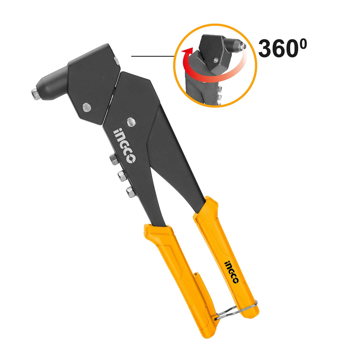Ingco SHHR106 360° Swivel Head Hand Riveter 10.5" – vertexpowertools