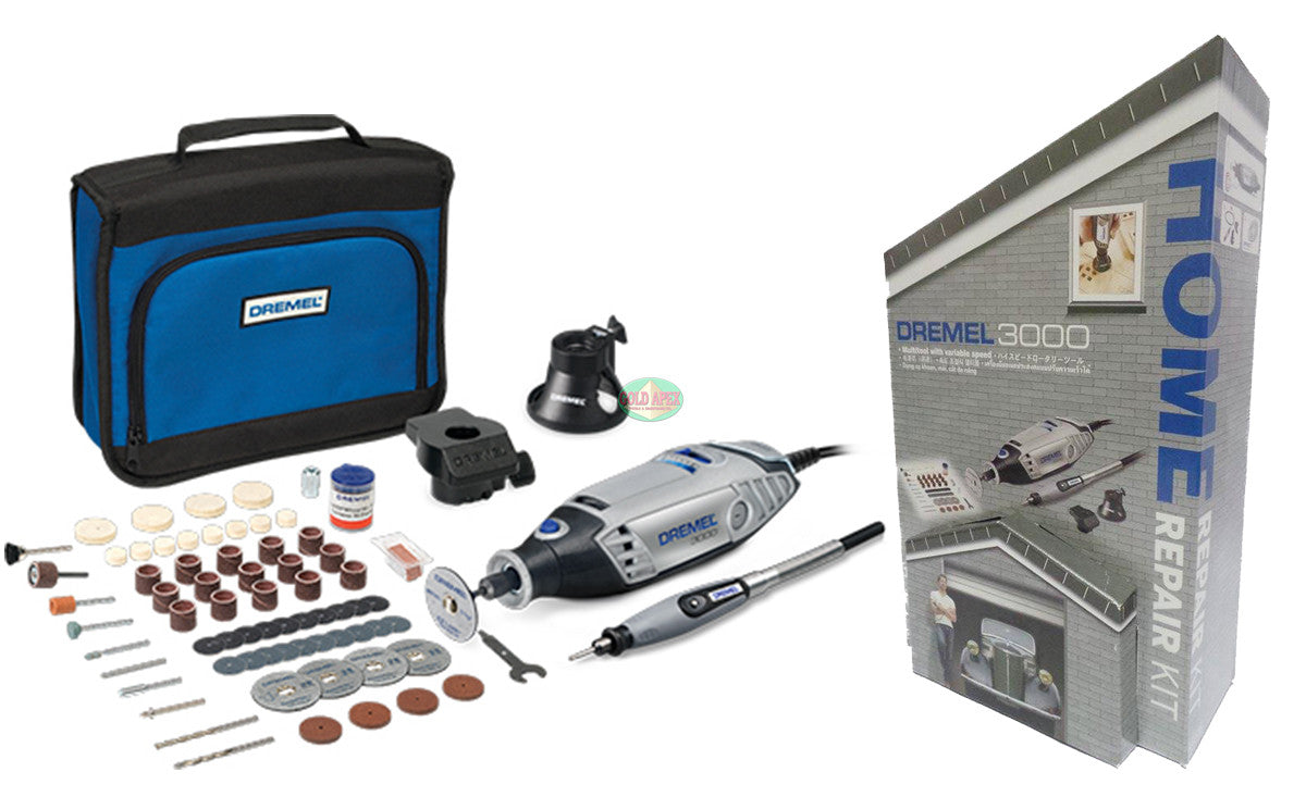 Dremel 3000 3/105 Rotary Tool Home Repair Kit – vertexpowertools