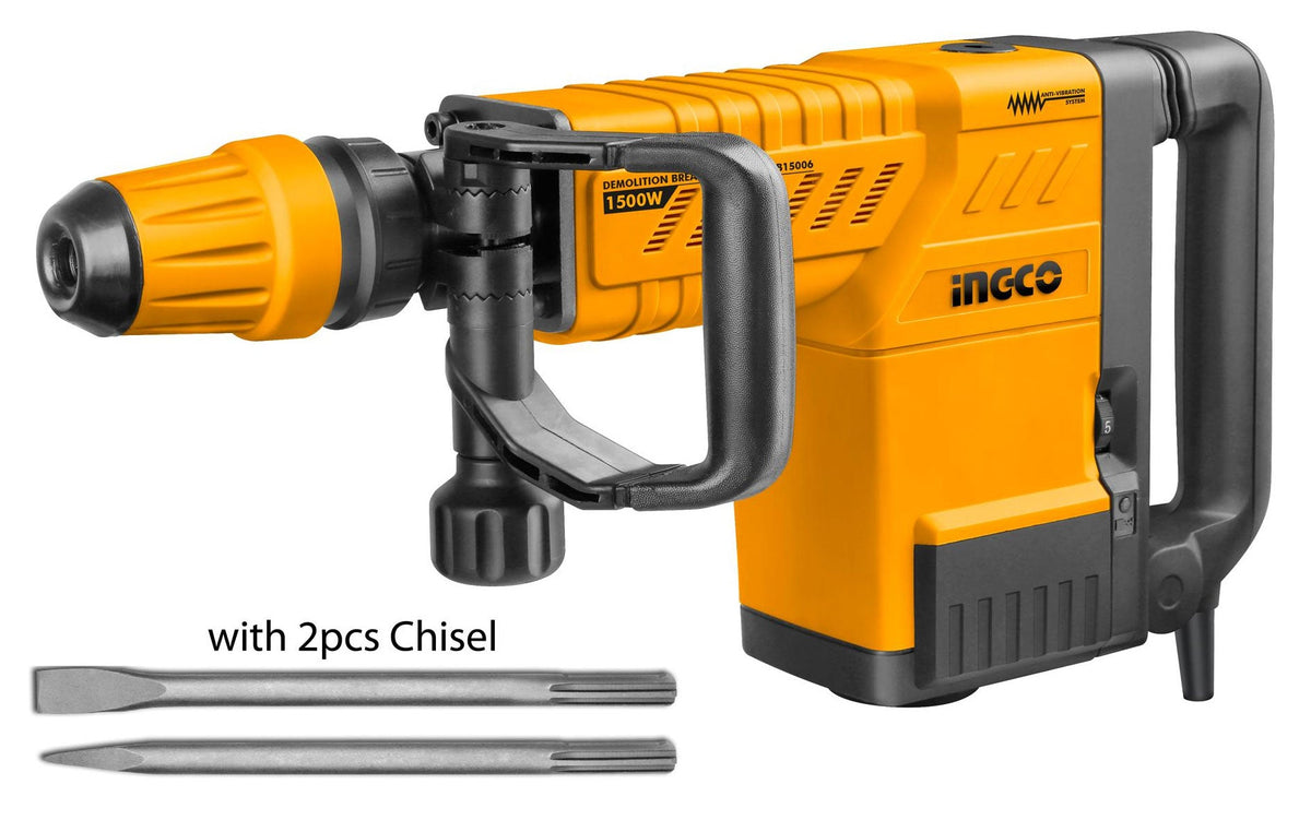 Ingco PDB15006 Demolition Hammer / Chipping Gun 1500W – vertexpowertools