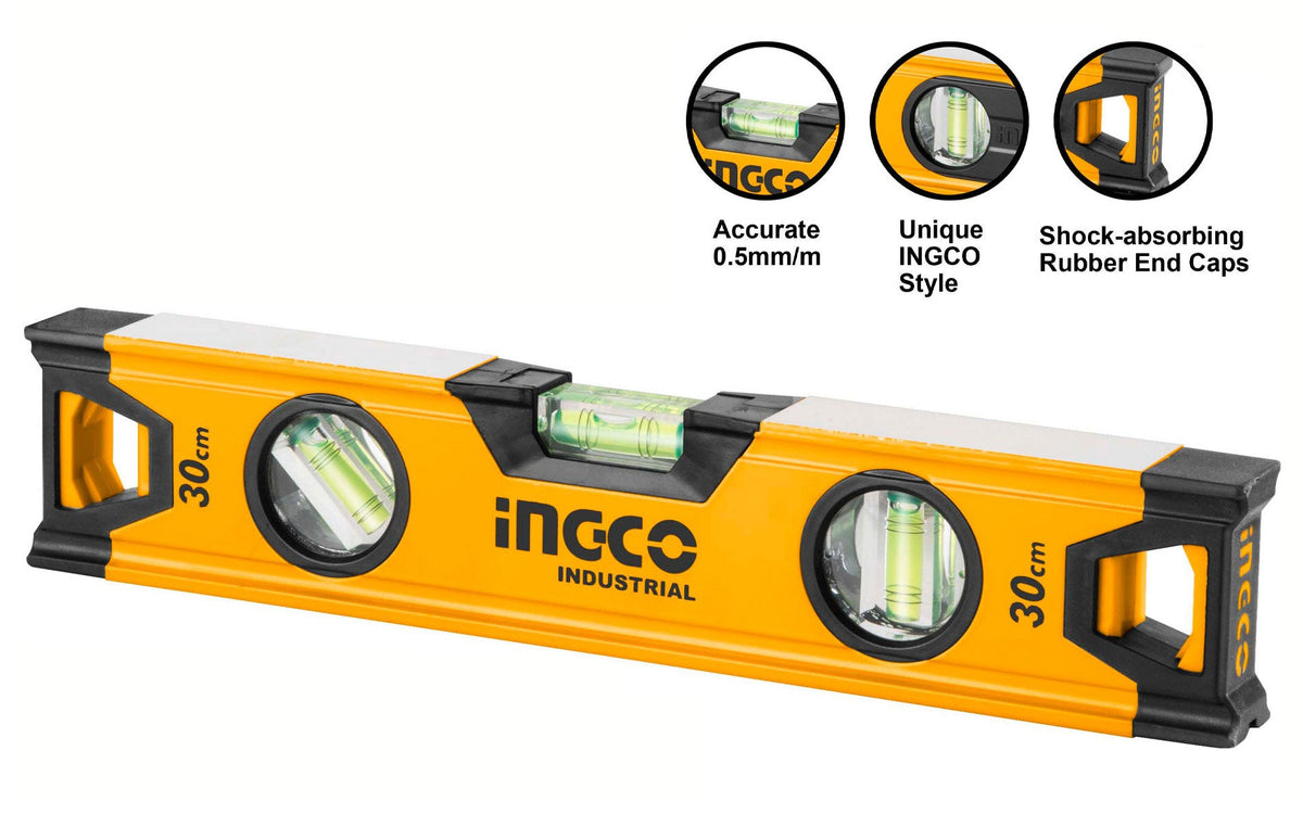 Ingco Spirit Level Bar (Non-Magnetic) [Industrial] – vertexpowertools