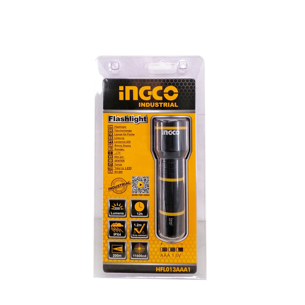 Ingco HFL013AAA1 Flashlight 135 lumens (Use 3AAA Battery ...