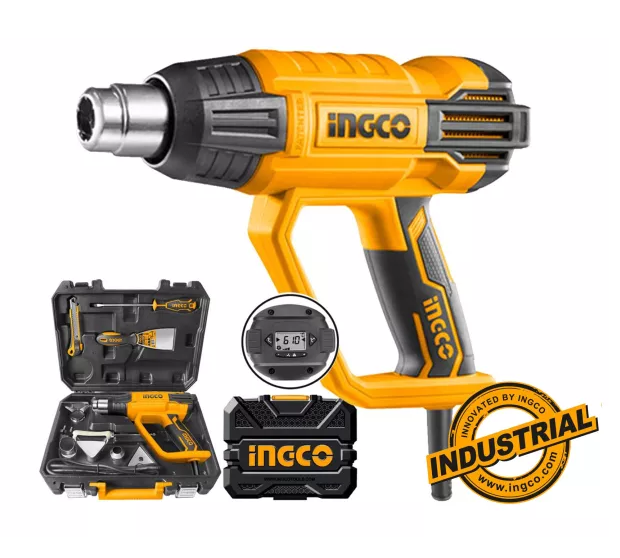Ingco HG200028-1 Heat Gun / Hot Air Gun with Case & Accessories ...