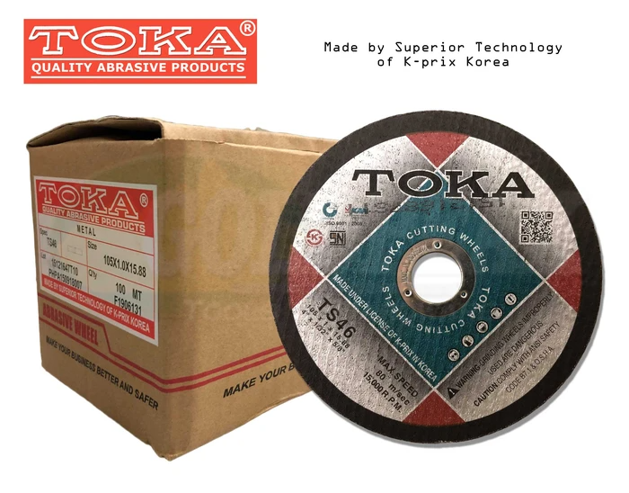 Toka TS46 Cutting Disc 4" for Stainless (Super Thin) – vertexpowertools